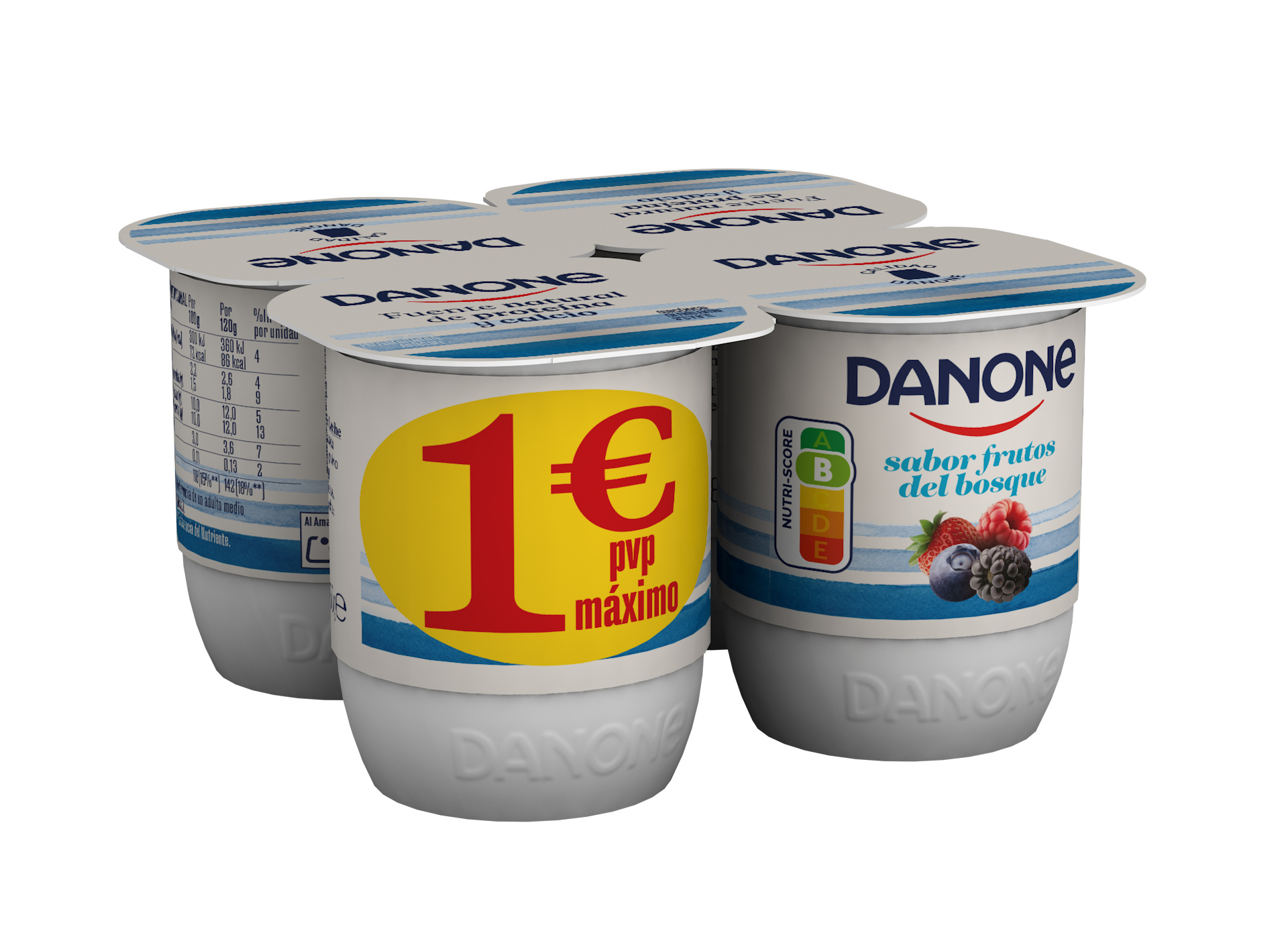 Frutos del bosque x4 - Danone
