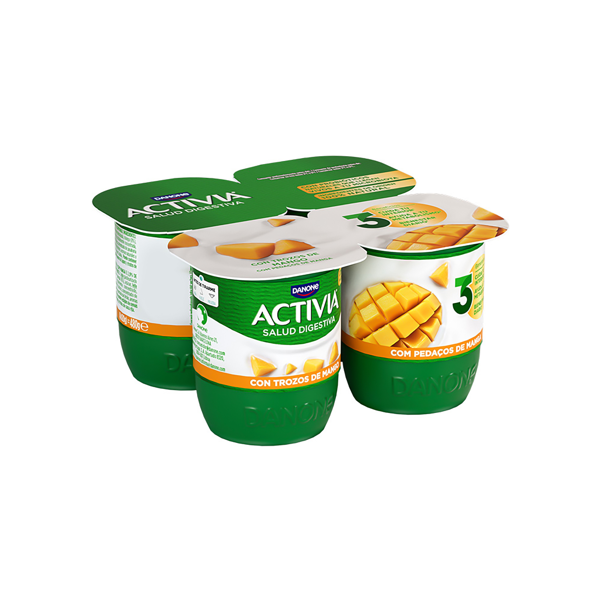 Activia Con Mango x4 - Danone