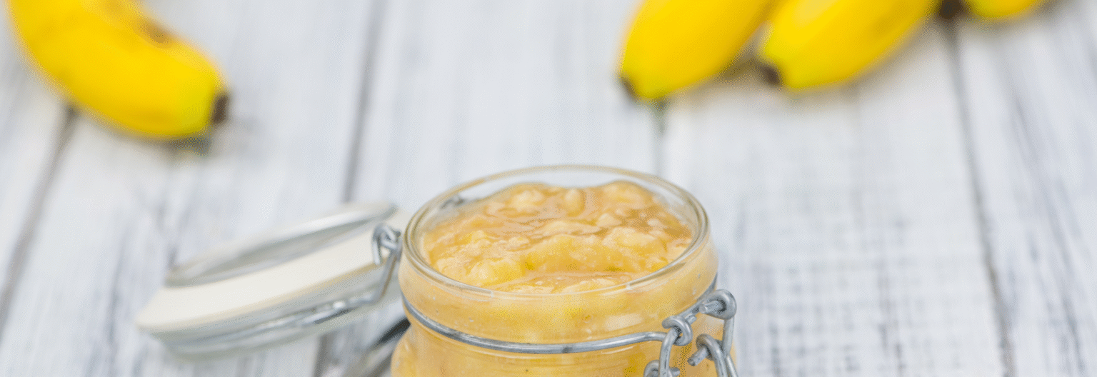 Compota casera de plátano - Danone